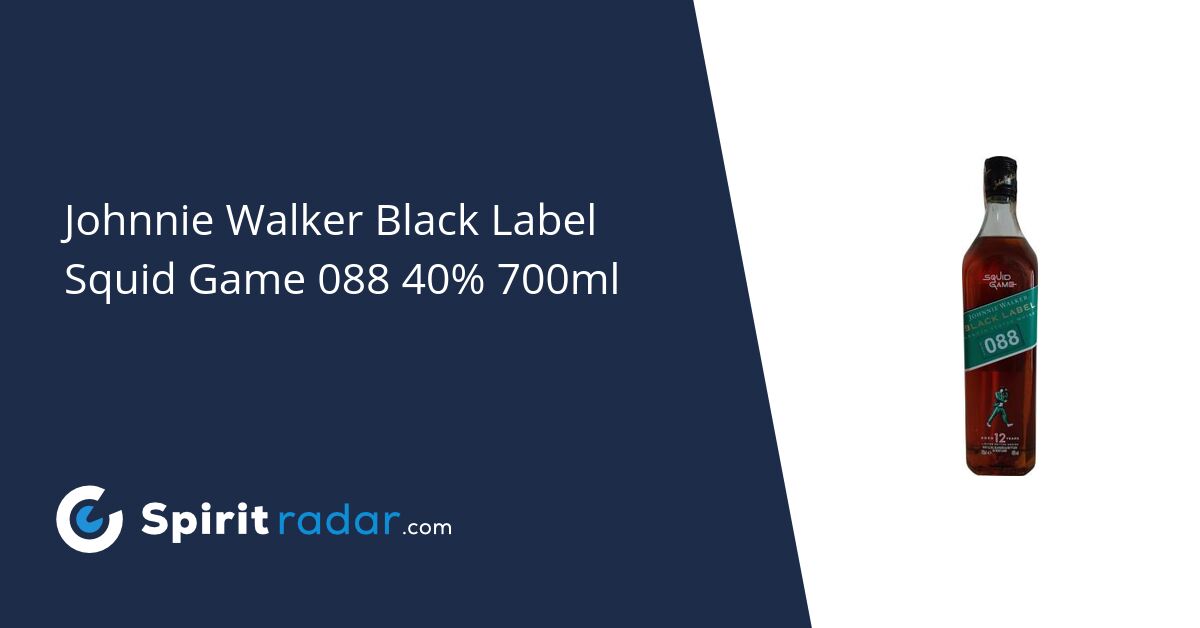 Johnnie Walker Black Label Squid Game 088 40% 700ml - Spirit Radar