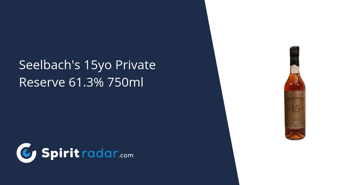 Seelbach's 15yo Private Reserve 61.3% 750ml - Spirit Radar