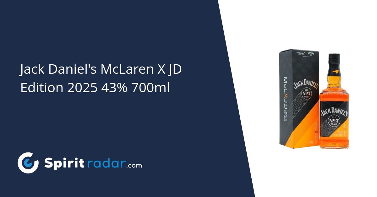Jack Daniel's McLaren X JD Edition 2025 43% 700ml - Spirit Radar