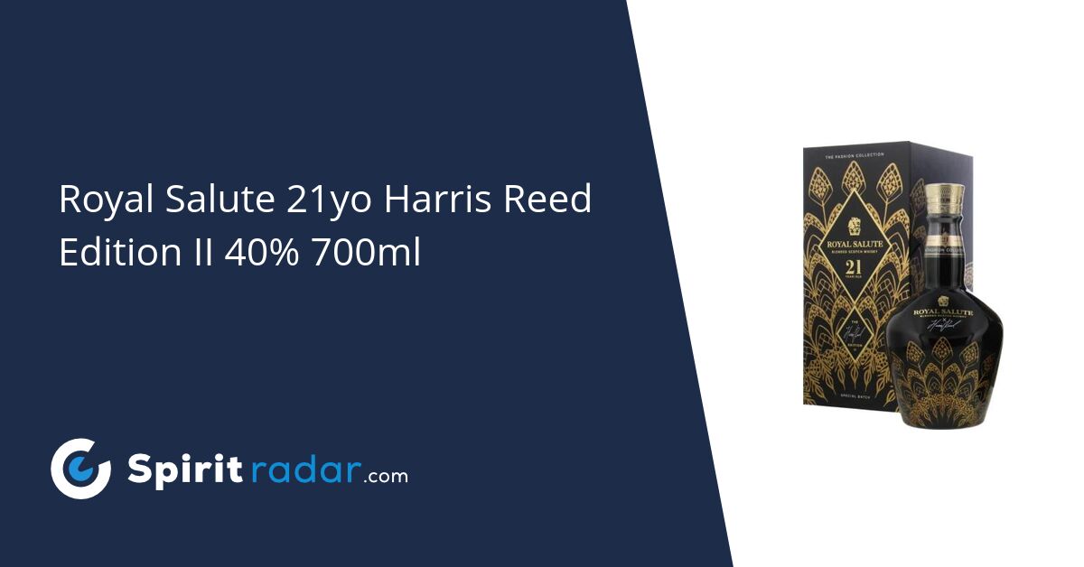 Royal Salute 21yo Harris Reed Edition II 40% 700ml - Spirit Radar
