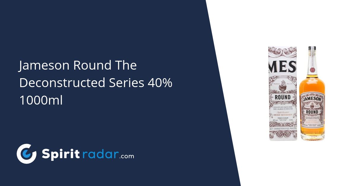 Jameson Round The Deconstructed Series 40% 1000ml - Spirit Radar