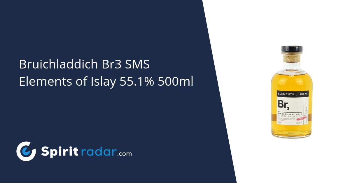 Bruichladdich Br3 SMS Elements of Islay Viking Line 55.1% 500ml ...
