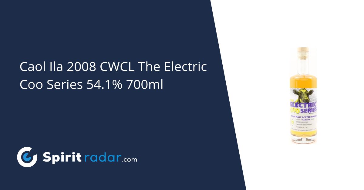Caol Ila 2008 CWCL The Electric Coo Series STR Barrique 54.1% 700ml ... Caol Ila 2008 CWCL The Electric Coo Series STR Barrique 54.1% 700ml ...