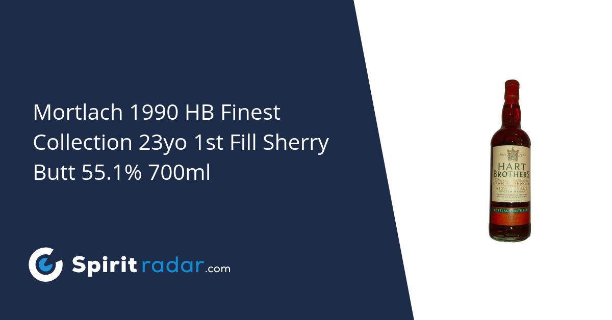 Mortlach 1990 HB Finest Collection 23yo 1st Fill Sherry Butt 55.1% ...