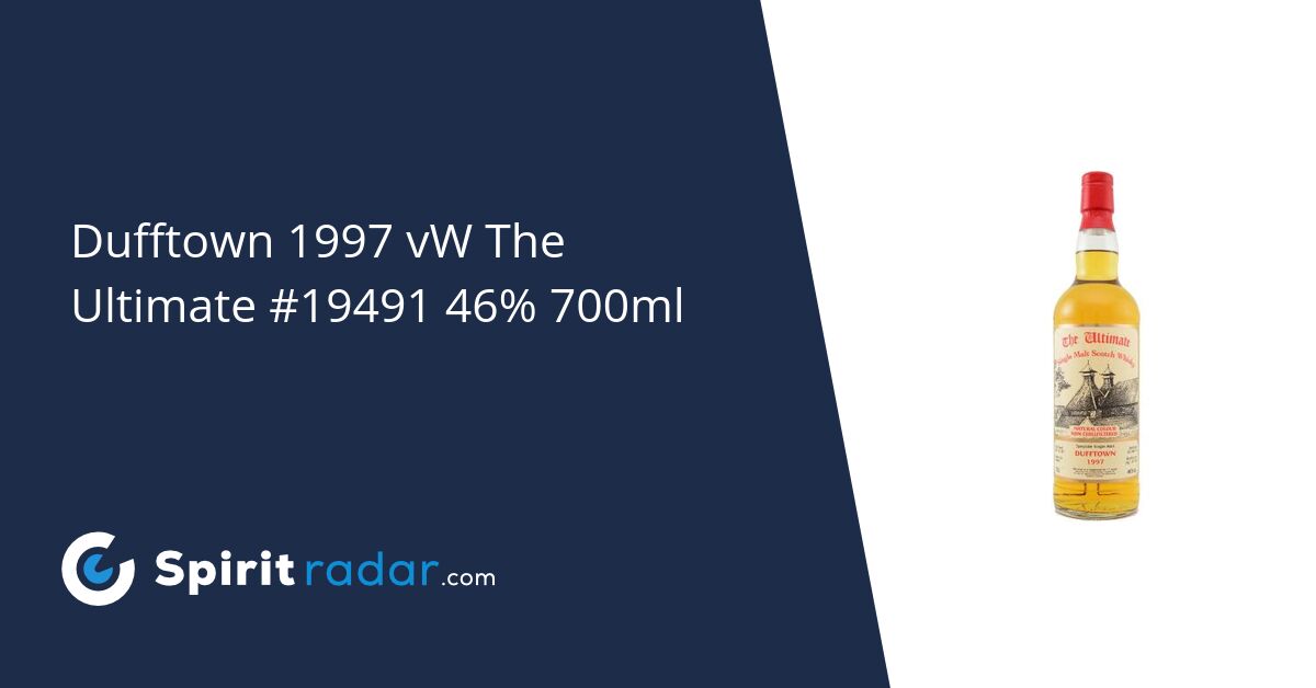 Dufftown 1997 vW The Ultimate #19491 46% 700ml - Spirit Radar