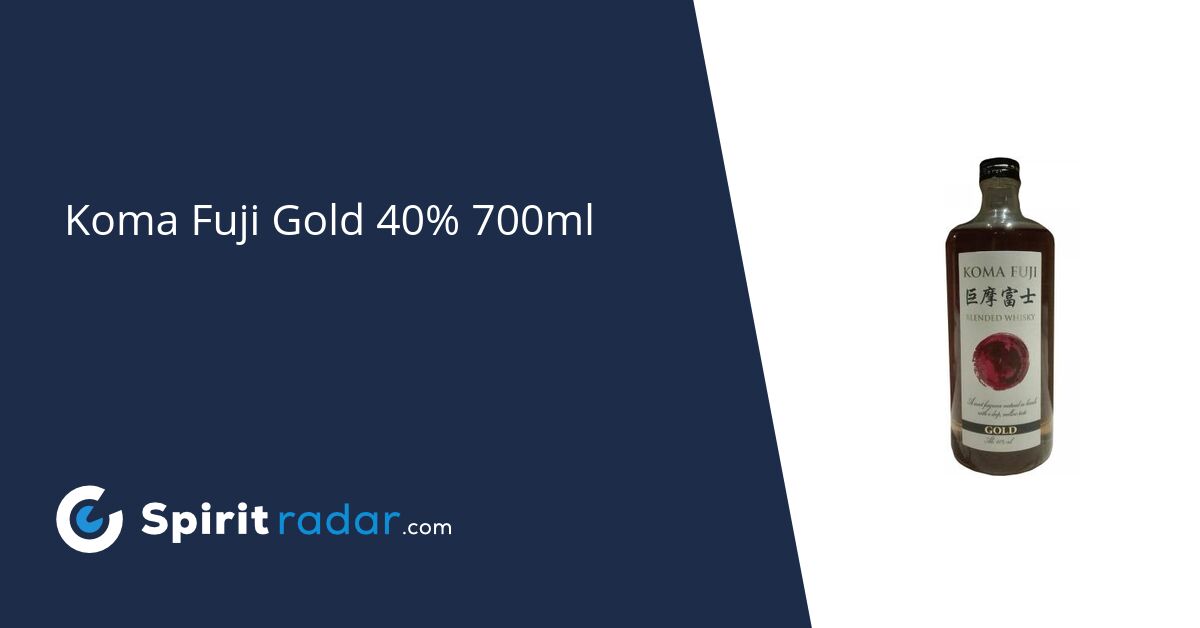 Koma Fuji Gold 40% 700ml - Spirit Radar