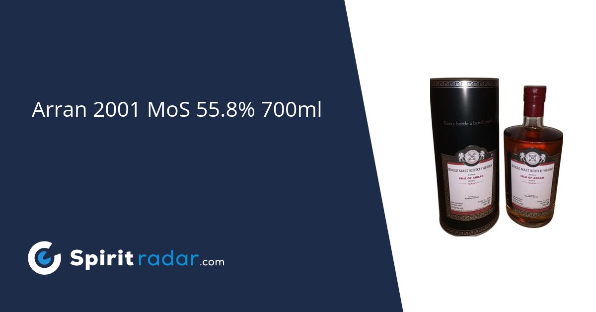 Arran 2001 MoS Bourbon Hogshead 55.8% 700ml - Spirit Radar