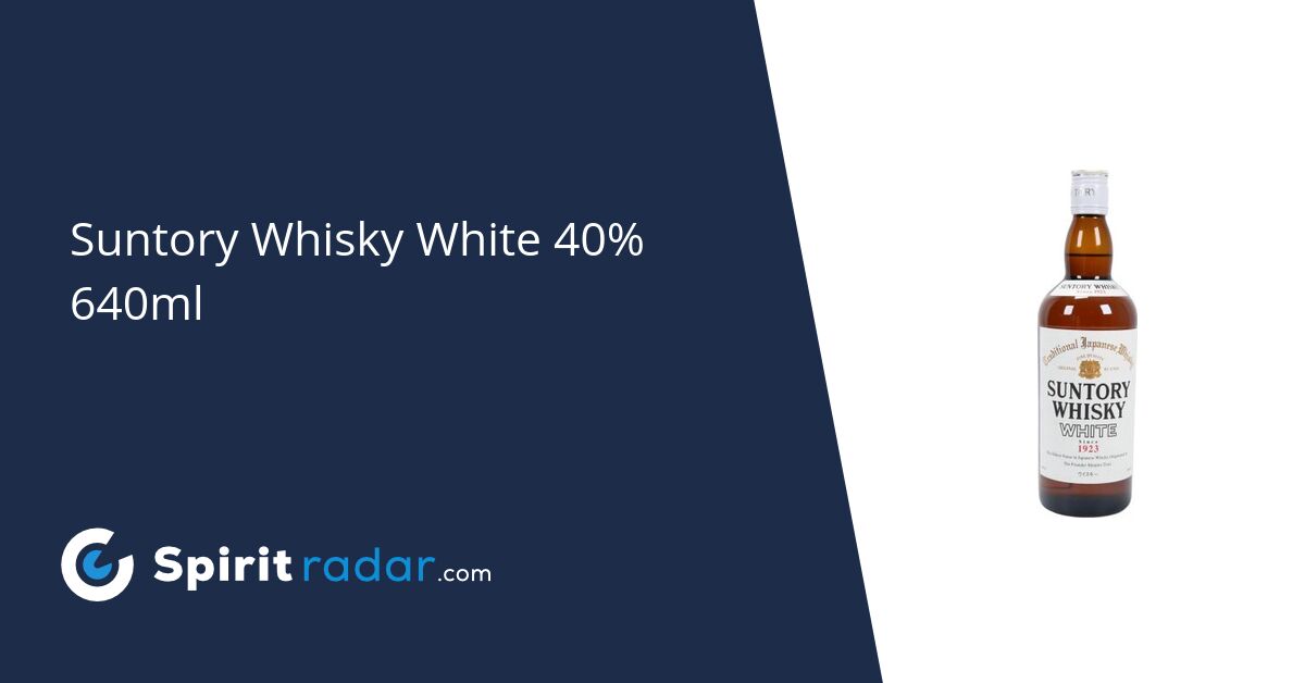 Suntory Whisky White 40% 640ml - Spirit Radar