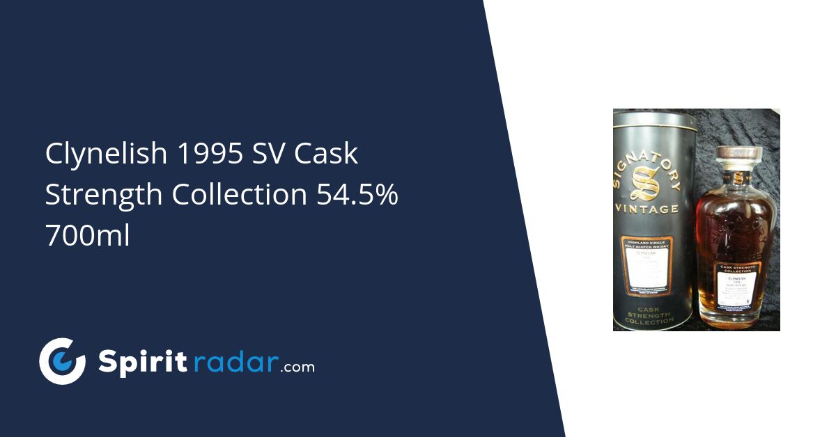 Clynelish 1995 SV Cask Strength Collection Refill Sherry Butt #8671 54. ...