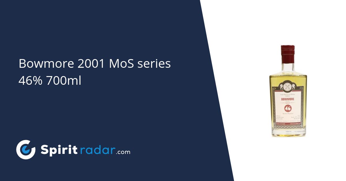 Bowmore 2001 MoS series Bourbon Hogshead 46% 700ml - Spirit Radar