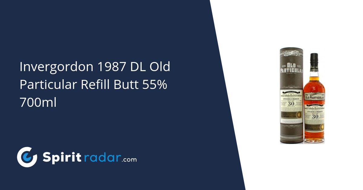 Invergordon 1987 DL Old Particular Refill Butt 55% 700ml - Spirit Radar