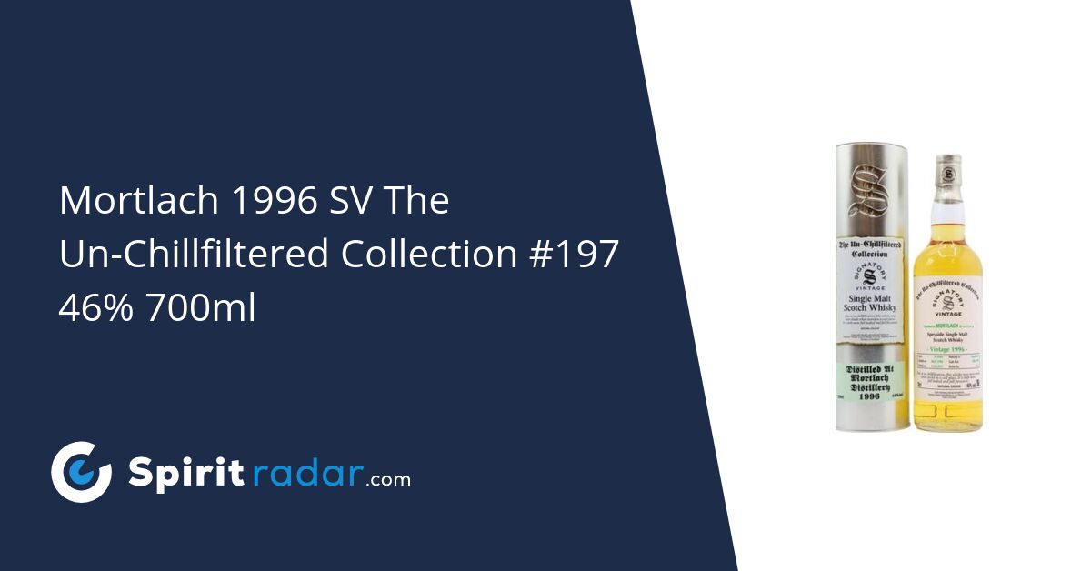 Mortlach 1996 SV The Un-Chillfiltered Collection #197 46% 700ml - Spirit Radar