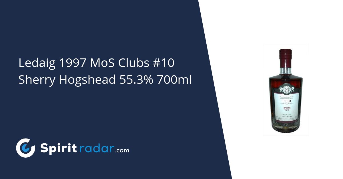 Ledaig 1997 MoS Clubs #10 Sherry Hogshead 55.3% 700ml - Spirit Radar