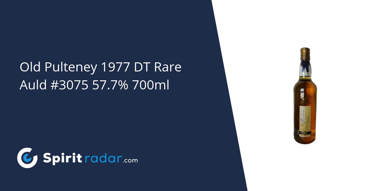 Old Pulteney 1977 DT Rare Auld #3075 57.7% 700ml - Spirit Radar