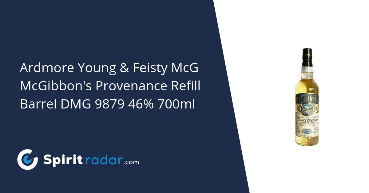 Ardmore Young & Feisty McG McGibbon's Provenance Refill Barrel DMG 9879 ...