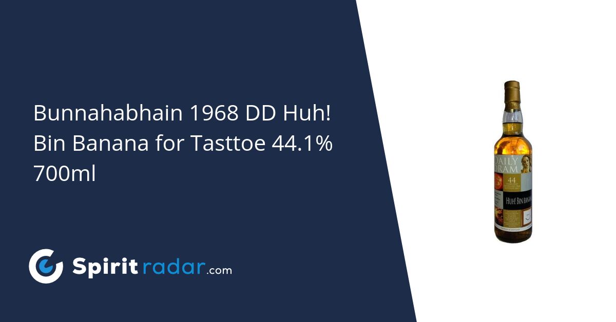 Bunnahabhain 1968 DD Huh! Bin Banana for Tasttoe 44.1% 700ml - Spirit Radar