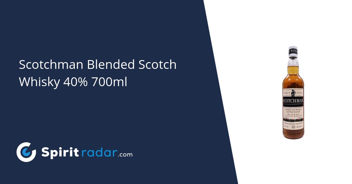 Scotchman Blended Scotch Whisky 40% 700ml - Spirit Radar