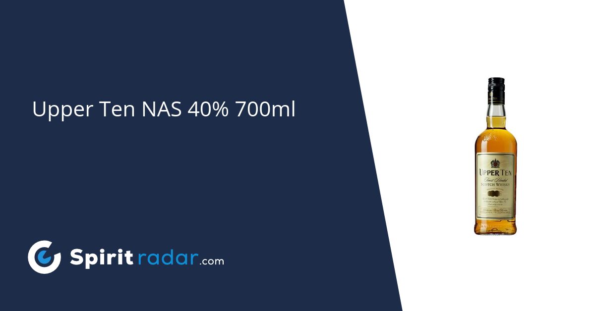 Upper Ten NAS 40% 700ml - Spirit Radar