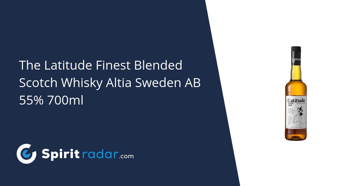 The Latitude Finest Blended Scotch Whisky Altia Sweden AB 55% 700ml ...