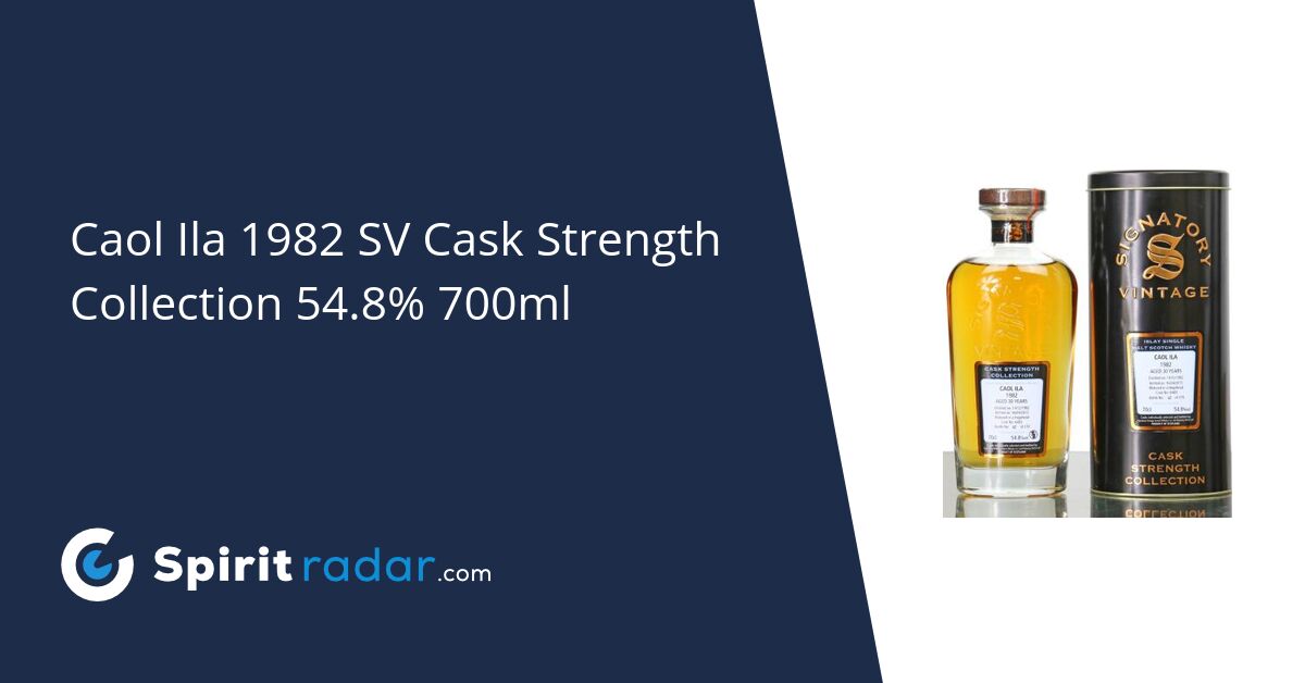 Caol Ila 1982 SV Cask Strength Collection #6483 54.8% 700ml - Spirit Radar