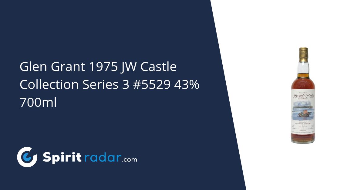 Glen Grant 1975 JW Castle Collection Series 3 #5529 43% 700ml - Spirit ...