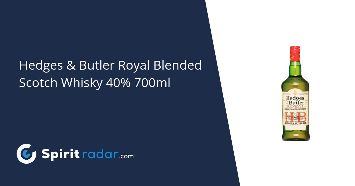 Hedges & Butler Royal Blended Scotch Whisky 40% 700ml - Spirit Radar