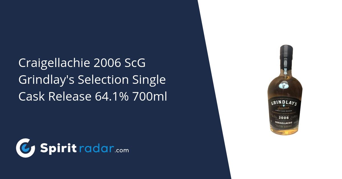Craigellachie 2006 ScG Grindlay's Selection Single Cask Release 64.1% ...