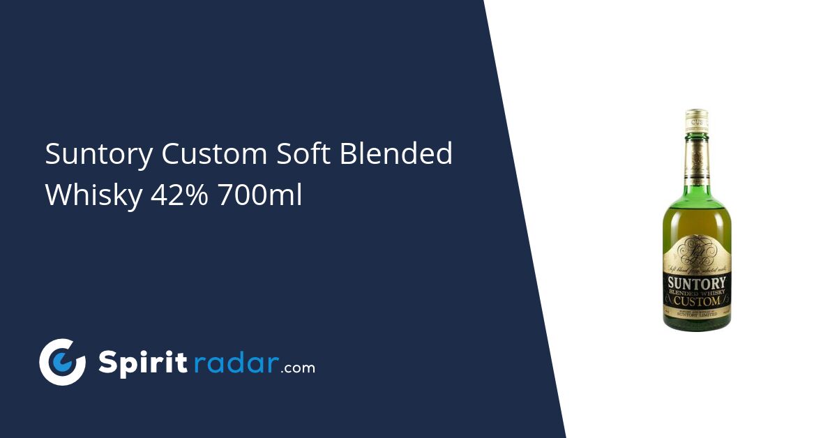 Suntory Custom Soft Blended Whisky 42% 720ml - Spirit Radar