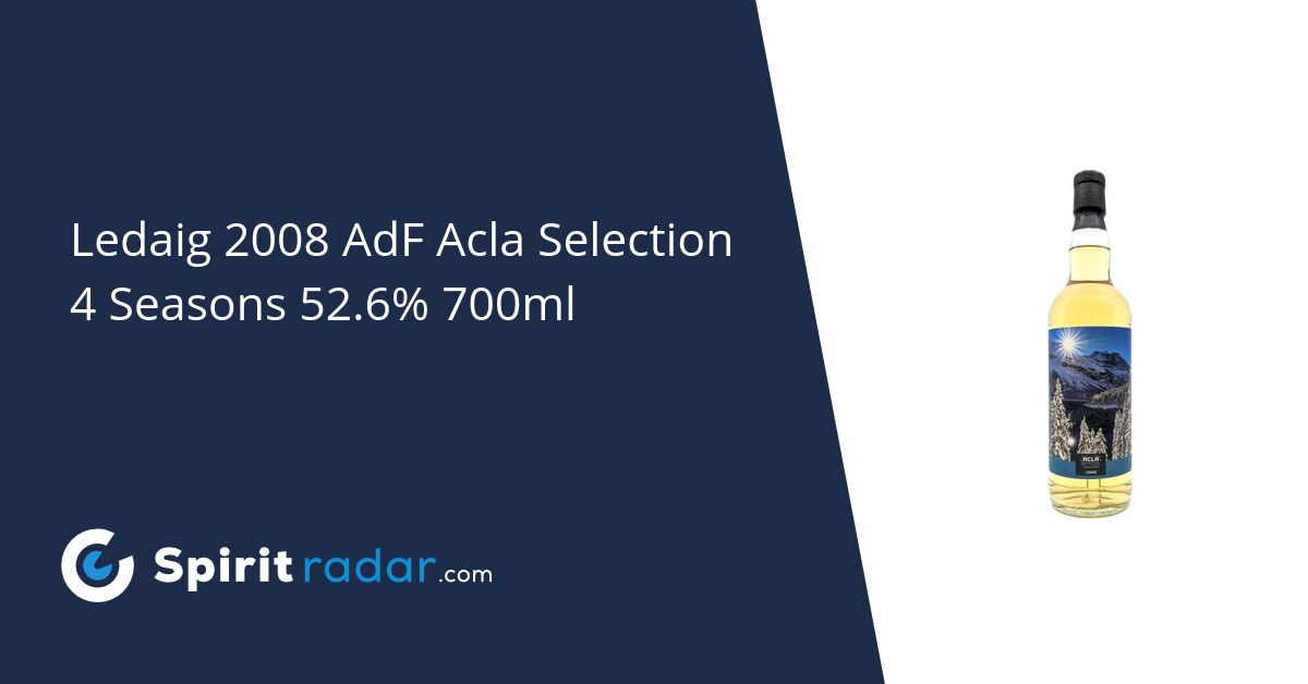 Ledaig 2008 AdF Acla Selection 4 Seasons 52.6% 700ml - Spirit Radar