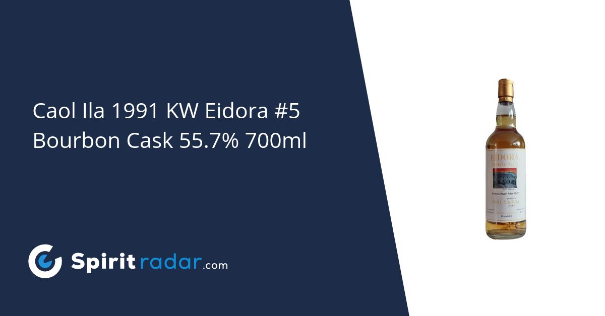 Caol Ila 1991 KW Eidora #5 Bourbon Cask 55.7% 700ml - Spirit Radar