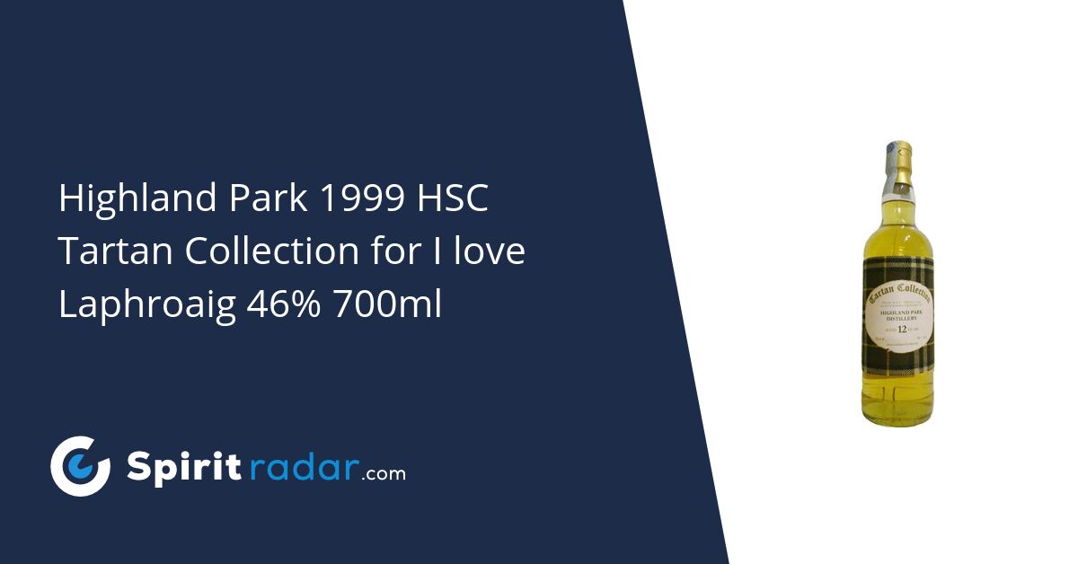 Highland Park 1999 HSC Tartan Collection for I love Laphroaig 46% 700ml ...