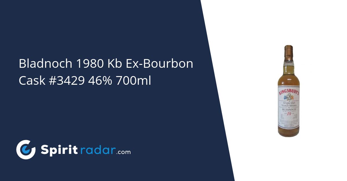 Bladnoch 1980 Kb Ex-Bourbon Cask #3429 46% 700ml - Spirit Radar