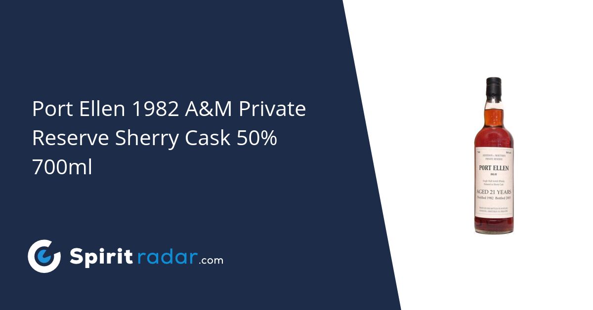 Port Ellen 1982 A&M Private Reserve Sherry Cask 50% 700ml - Spirit Radar