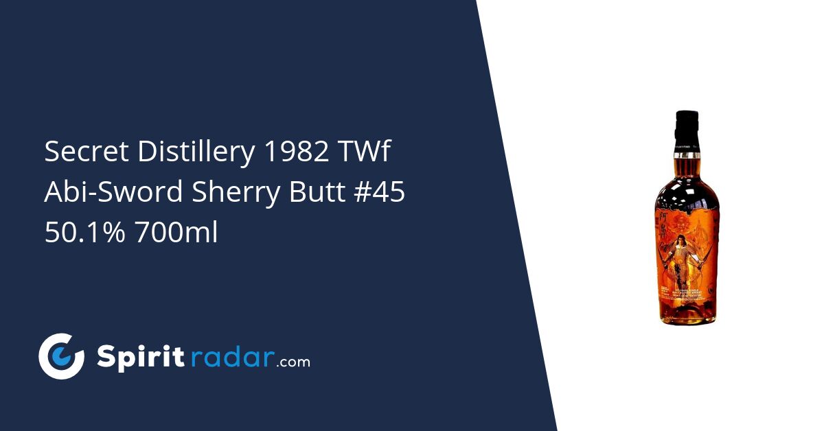 Secret Distillery 1982 TWf Abi-Sword Sherry Butt #45 50.1% 700ml ...