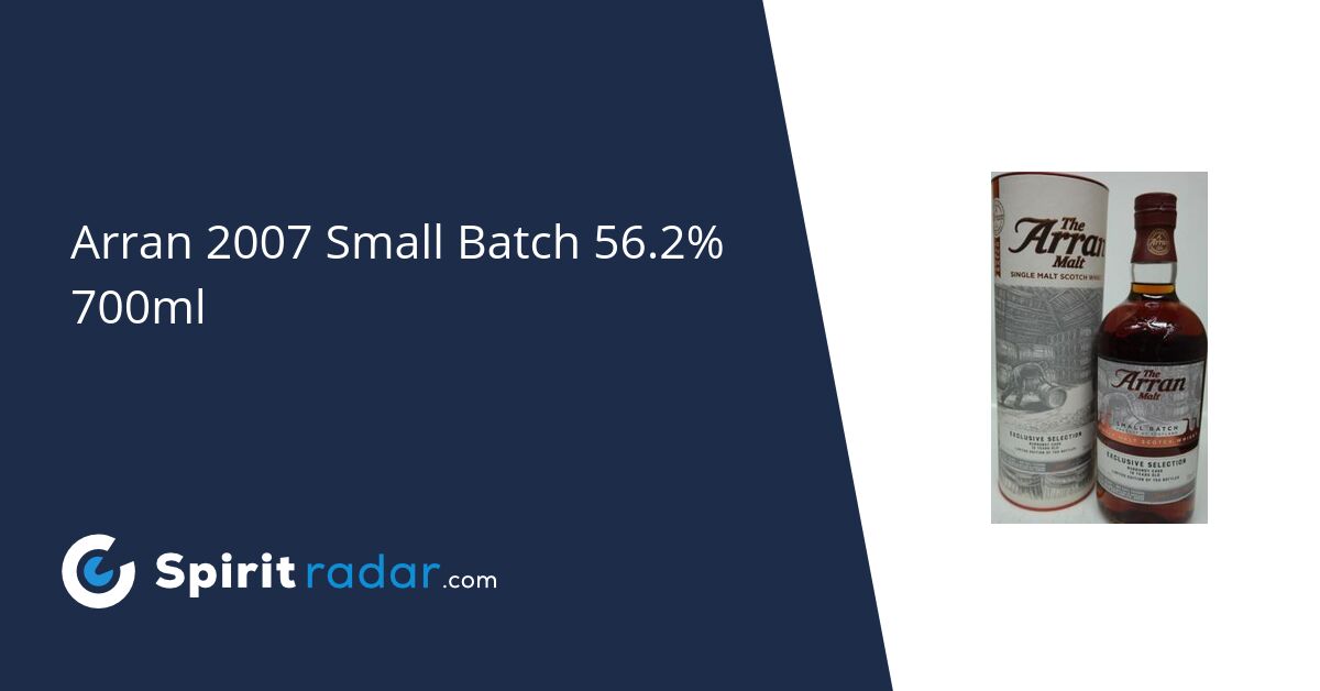 Arran 2007 Small Batch Rum Cask Finish Distillery Exclusive 56.2% 700ml ...