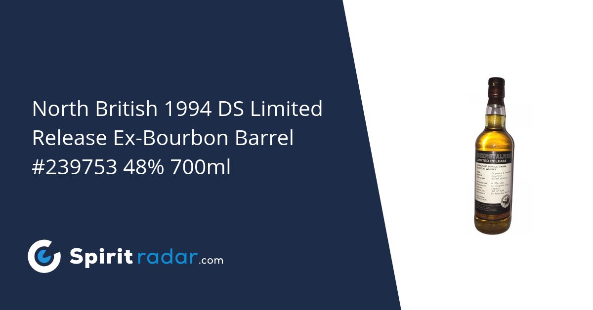 North British 1994 DS Limited Release Ex-Bourbon Barrel #239753 48% ...