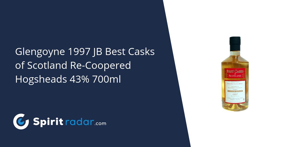 Glengoyne 1997 JB Best Casks of Scotland Re-Coopered Hogsheads 43% ...