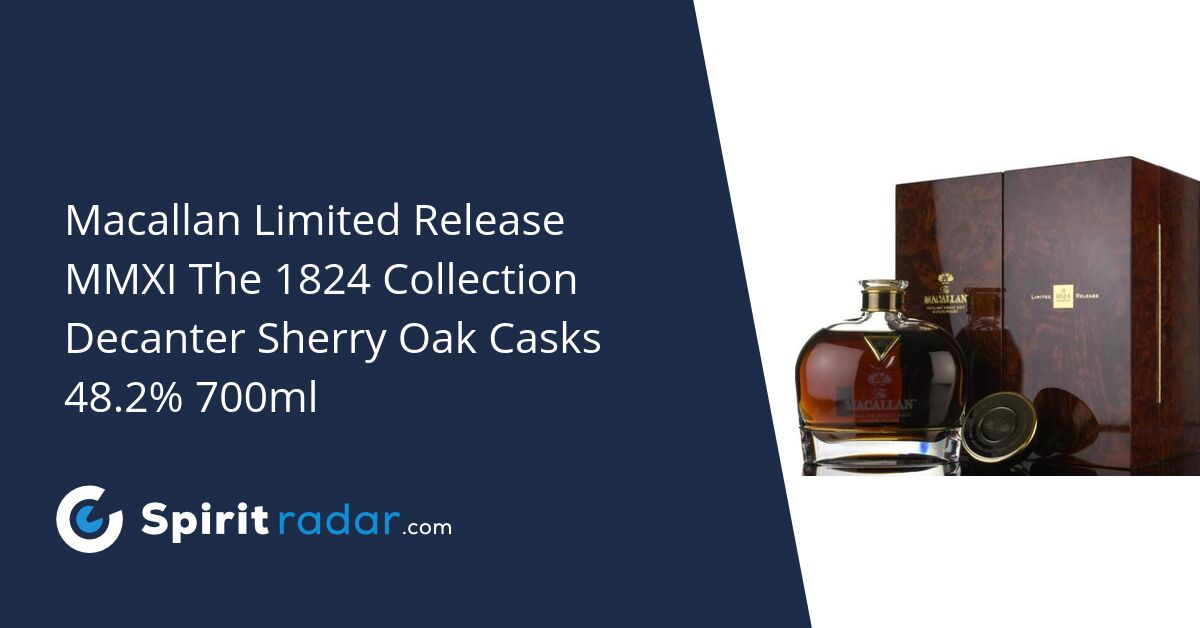 Macallan Limited Release MMXI The 1824 Collection Decanter Sherry Oak ...