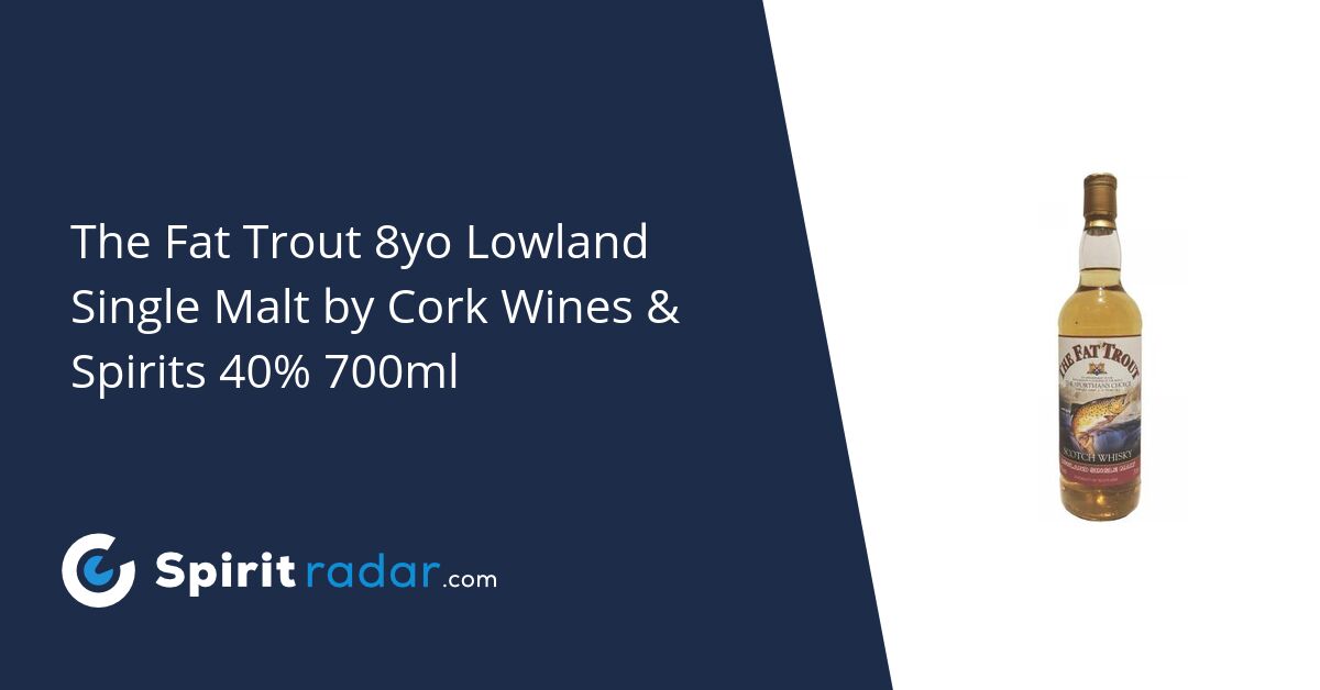 The Fat Trout 8yo Lowland Single Malt by Cork Wines & Spirits 40% 700ml ...
