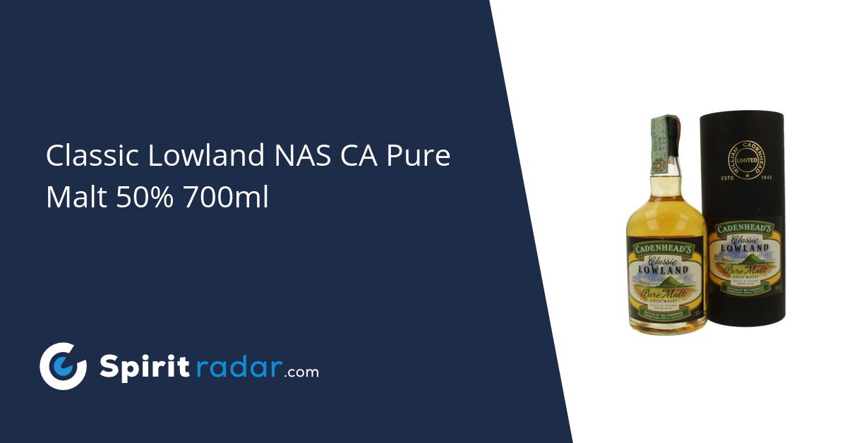 Classic Lowland NAS CA Pure Malt 50% 700ml - Spirit Radar