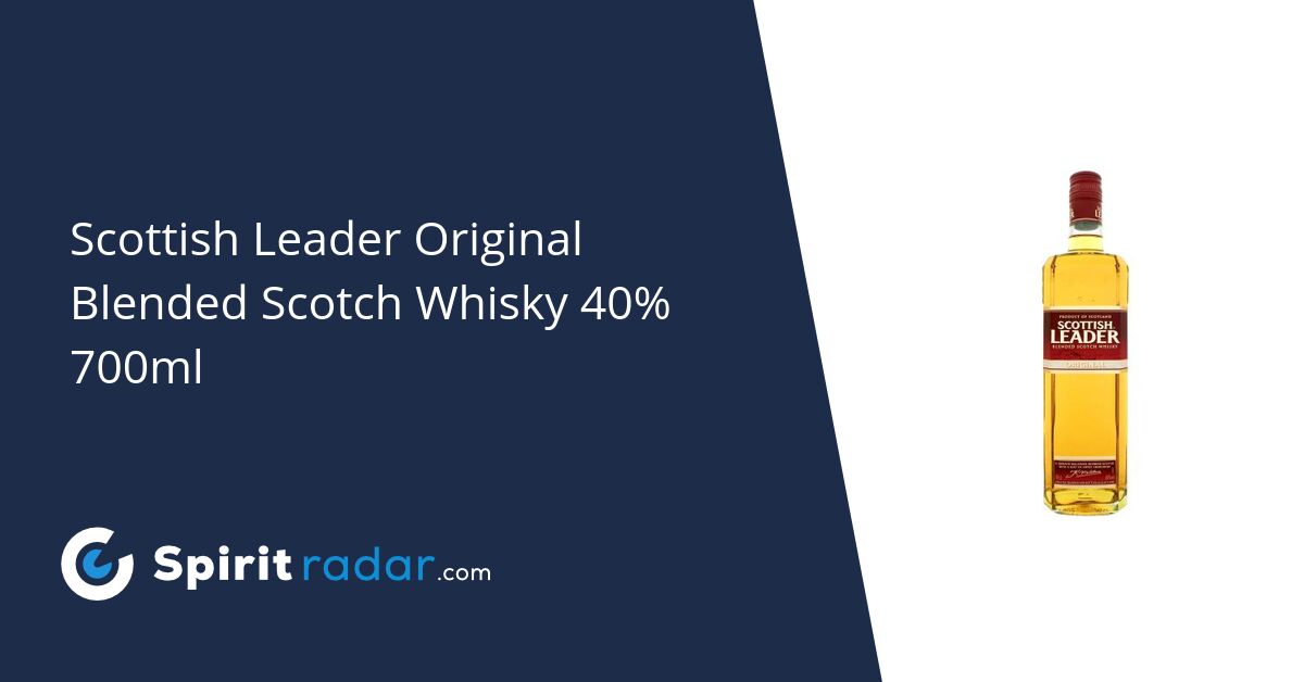Scottish Leader Original Blended Scotch Whisky 40 700ml Spirit Radar