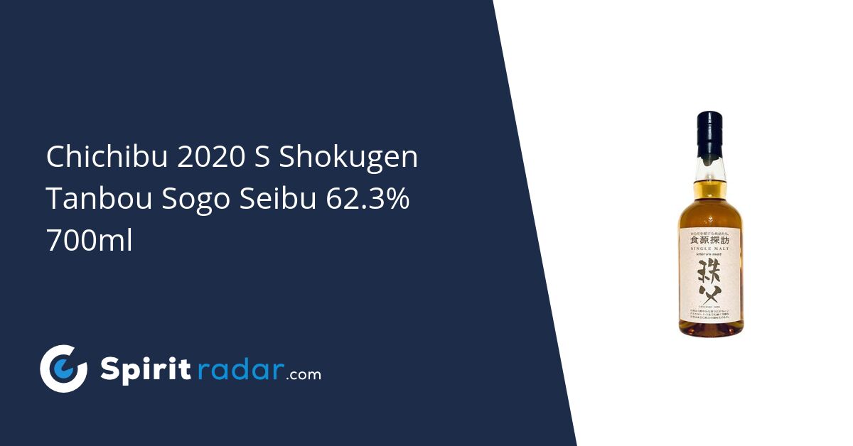 Chichibu 2020 S Shokugen Tanbou Sogo Seibu 62.3% 700ml - Spirit Radar