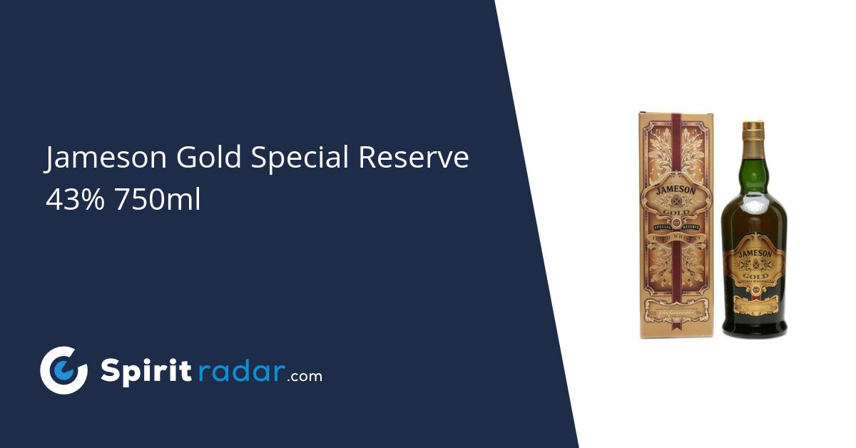 Jameson Gold Special Reserve 43% 750ml - Spirit Radar