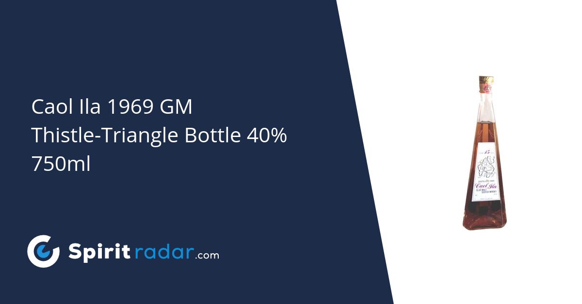 Caol Ila 1969 GM Thistle-Triangle Bottle 40% 750ml - Spirit Radar