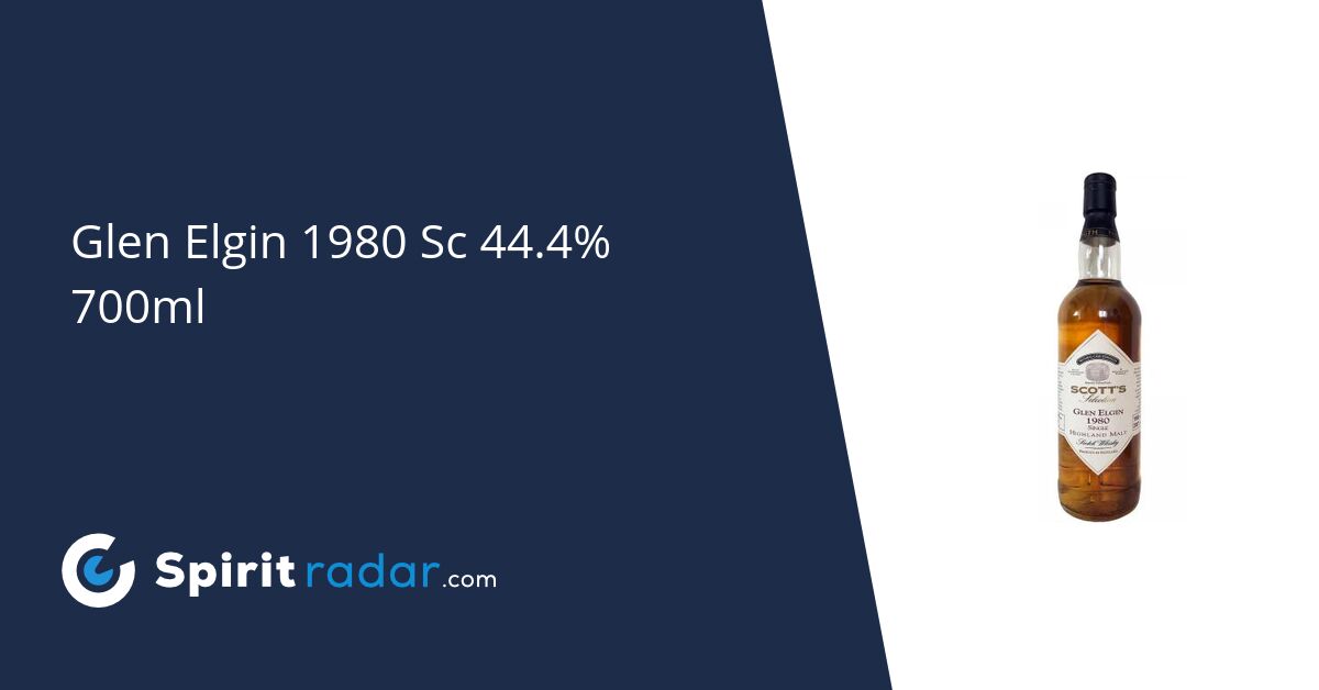 Glen Elgin 1980 Sc 44.4% 700ml - Spirit Radar