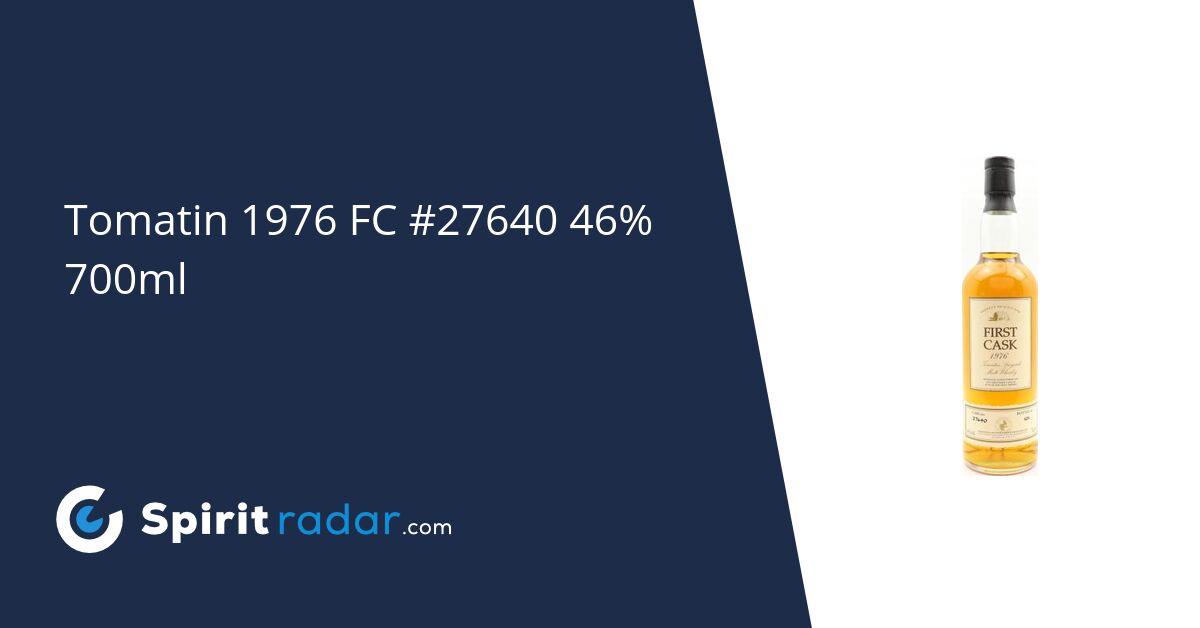 Tomatin 1976 FC #27640 46% 700ml - Spirit Radar