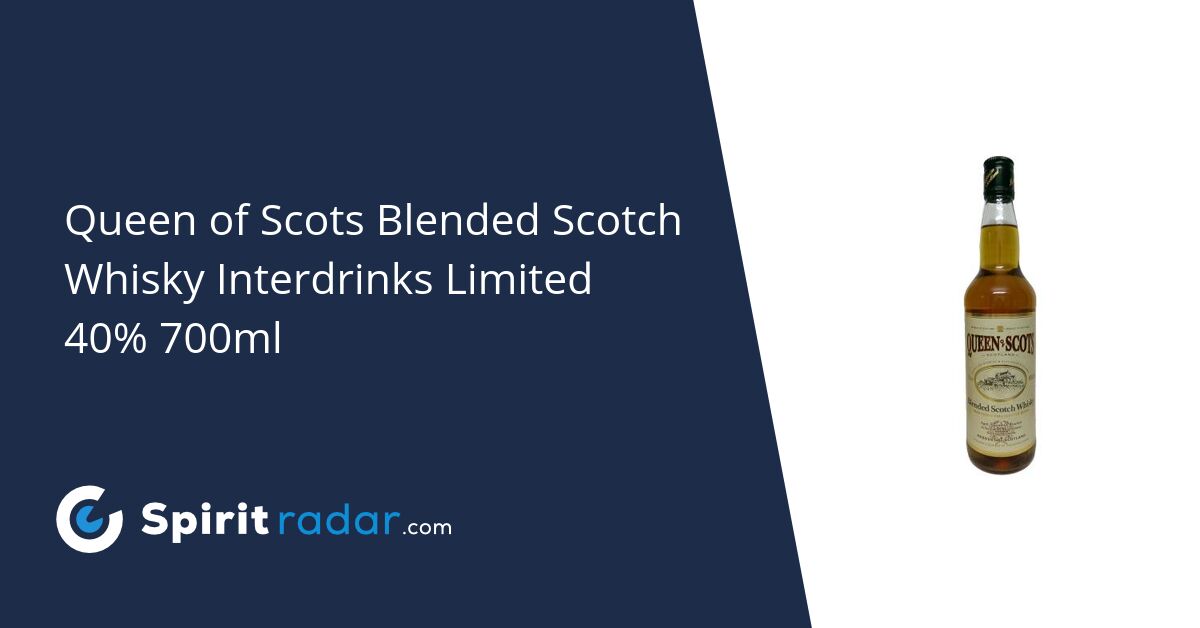 Queen of Scots Blended Scotch Whisky Interdrinks Limited 40% 700ml - Spirit Radar