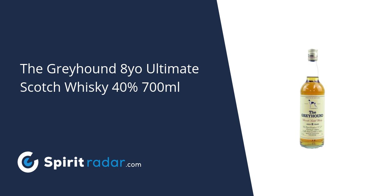 The Greyhound 8yo Ultimate Scotch Whisky 40% 700ml - Spirit Radar