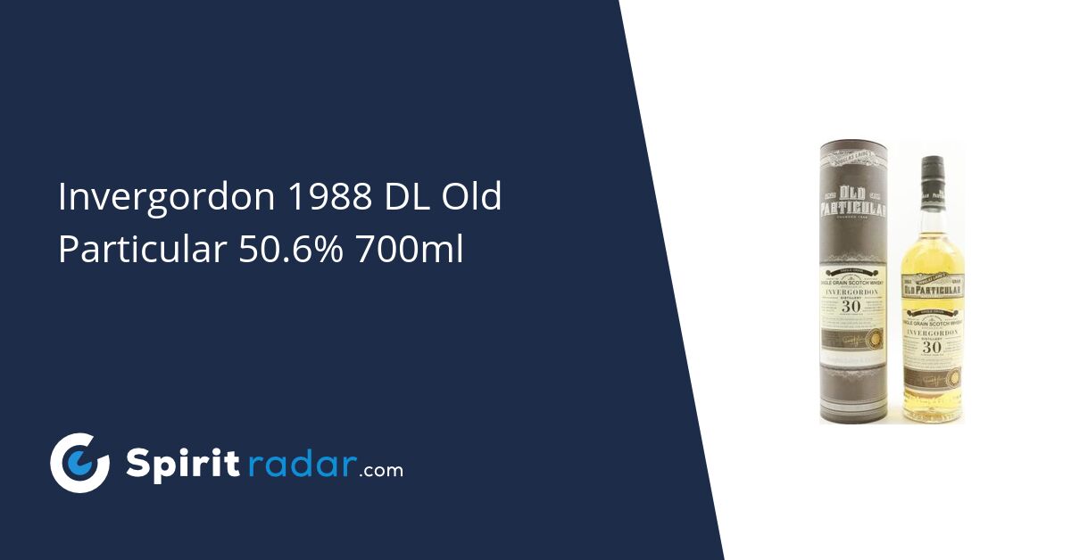 Invergordon 1988 DL Old Particular Refill Hogshead 50.6% 700ml - Spirit ...