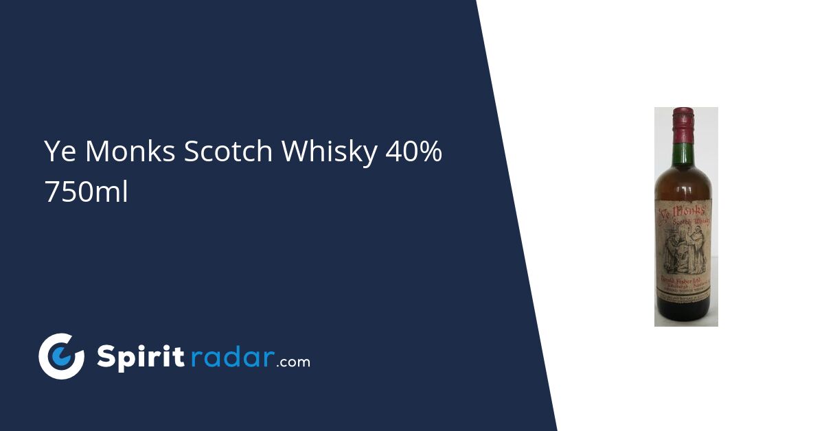 Ye Monks Scotch Whisky 40% 750ml - Spirit Radar